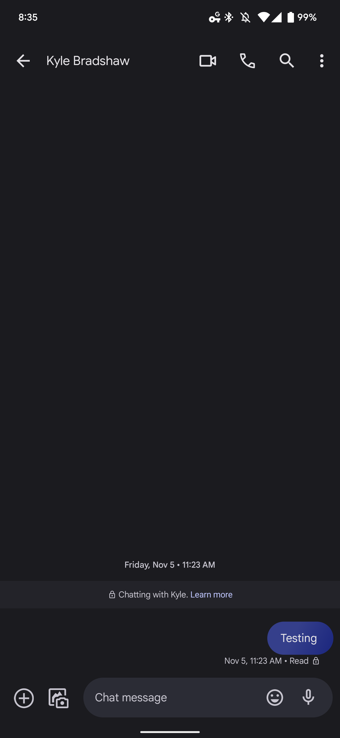 Google Chat text box redesigned to look more like Messages for Android ...