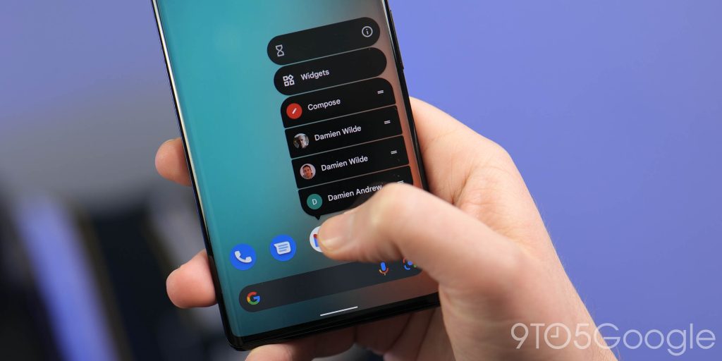 How do you use Android app shortcuts?