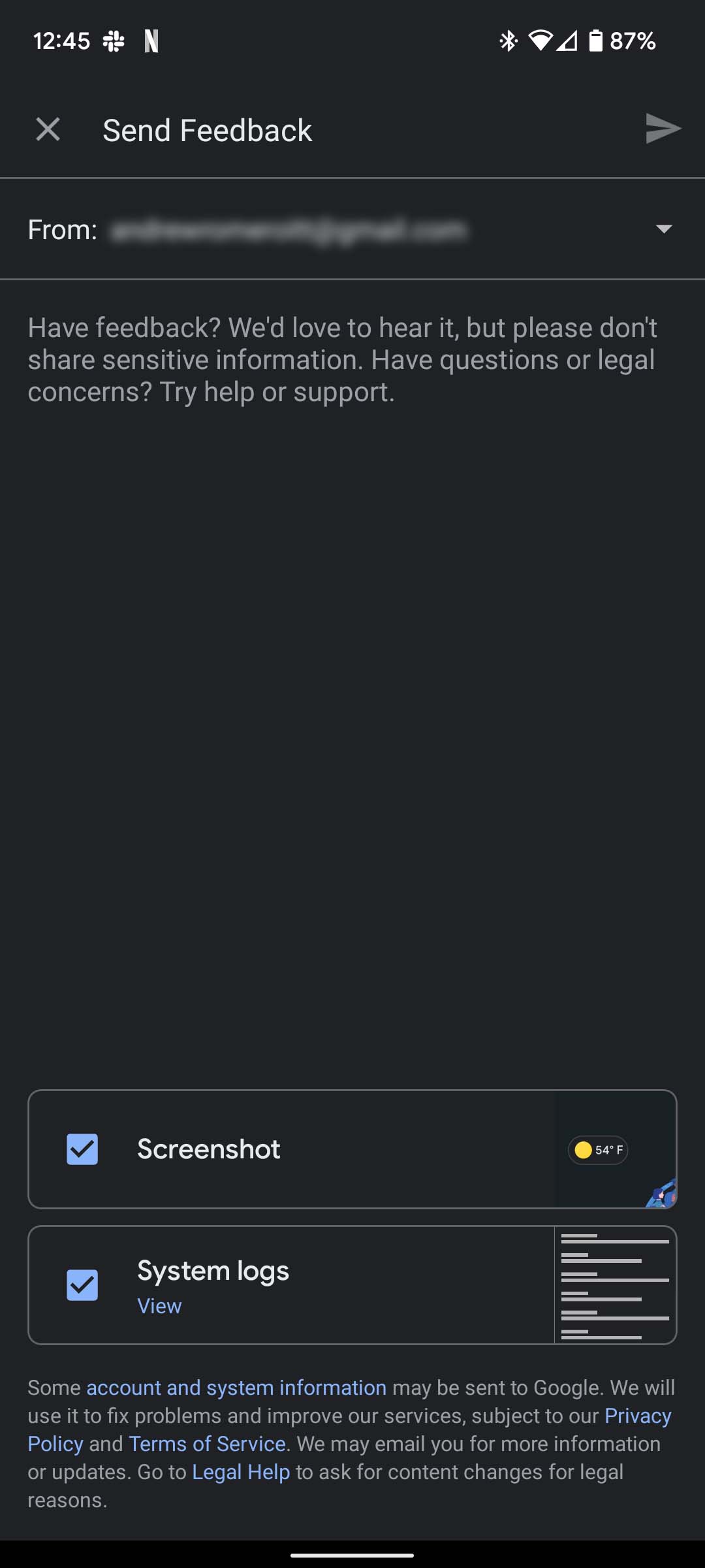 How to contact Google support and give product feedback