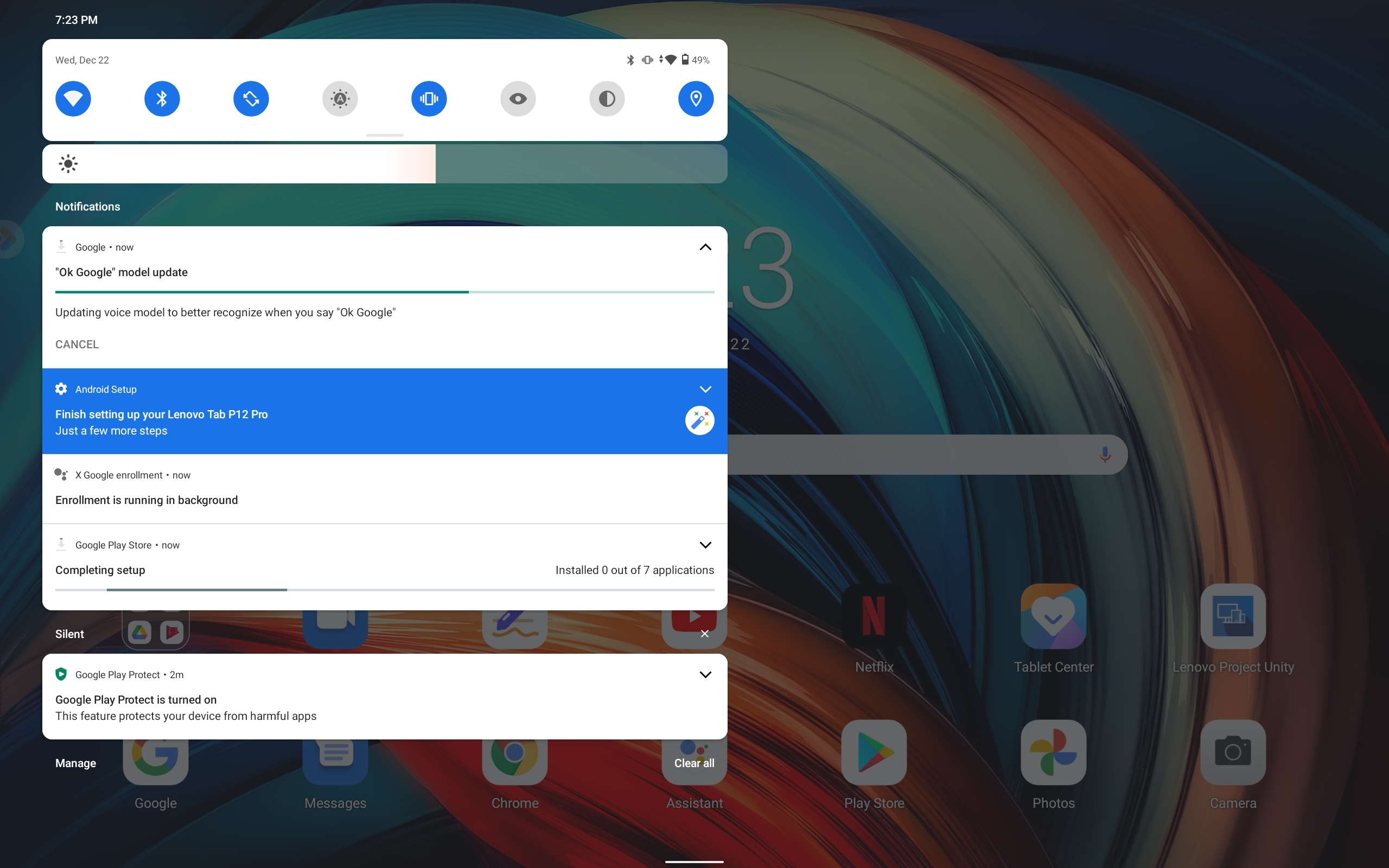 Here's what Android 12L looks like on the Lenovo P12 Pro - 9to5Google