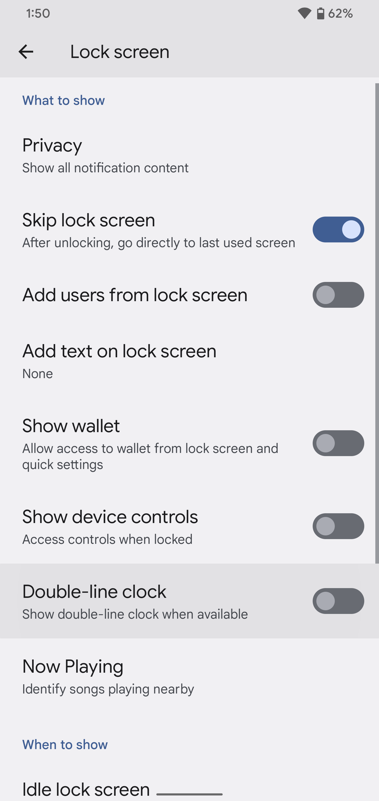 Android 12L adds lockscreen clock setting in Beta 2 - 9to5Google