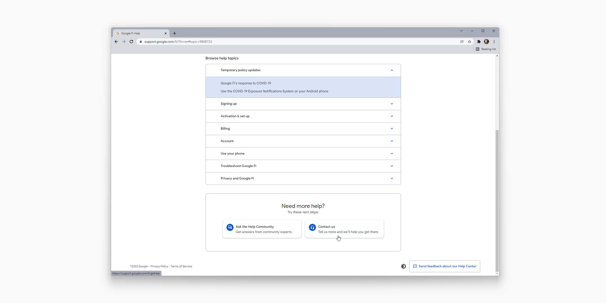 How to contact Google support and give product feedback