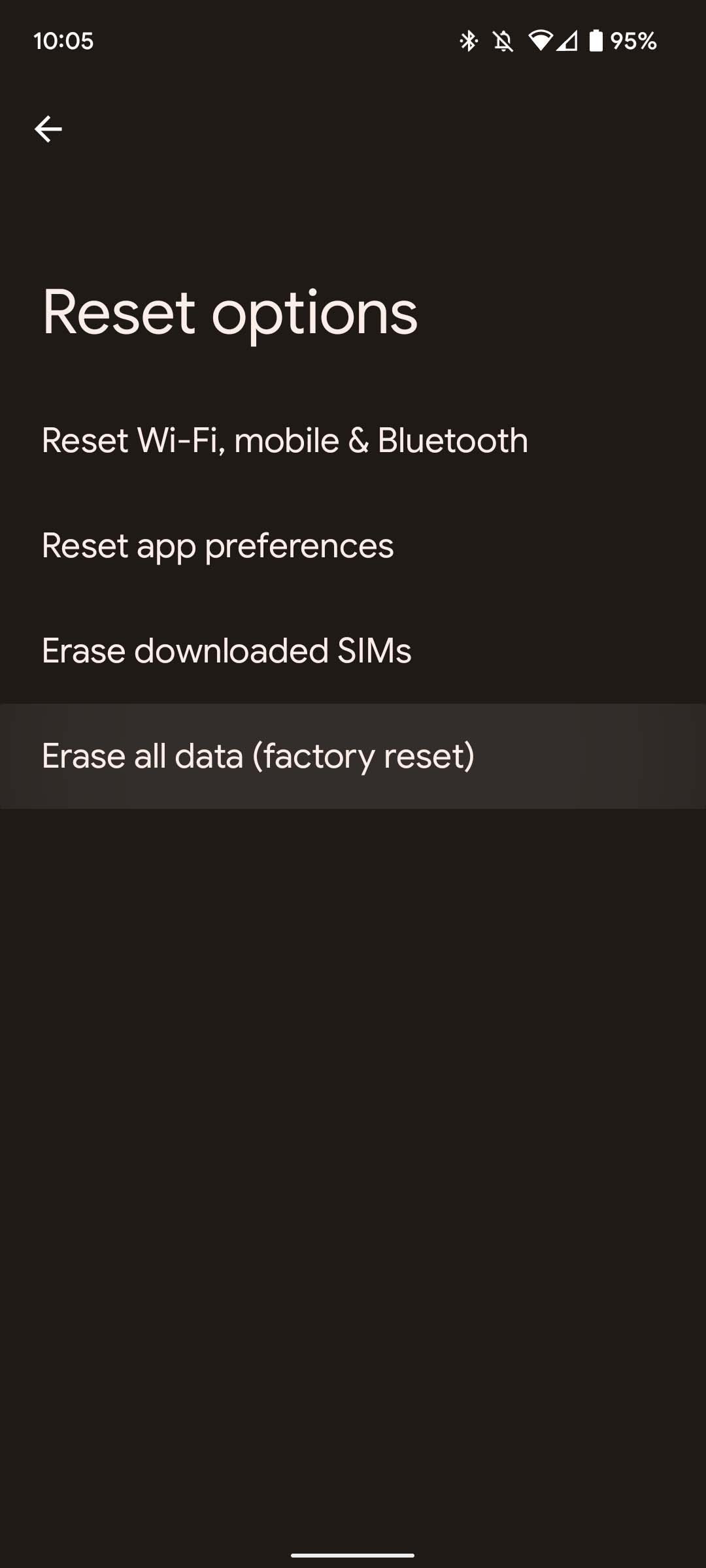 How to factory reset your Google Pixel