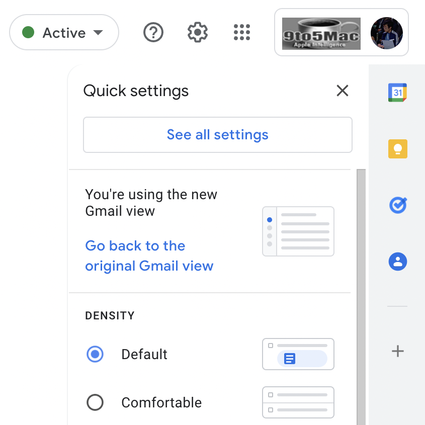 A hands-on with the 'new Gmail view' web redesign [Gallery] - 9to5Google