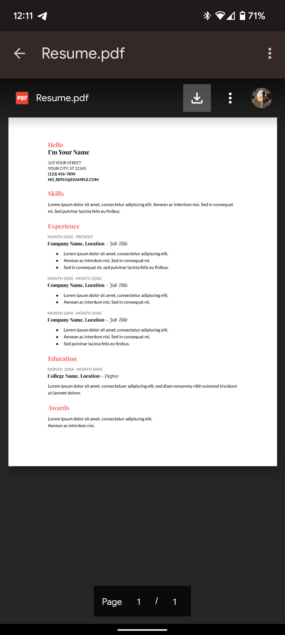 How to export a Google Doc to PDF in Google Drive