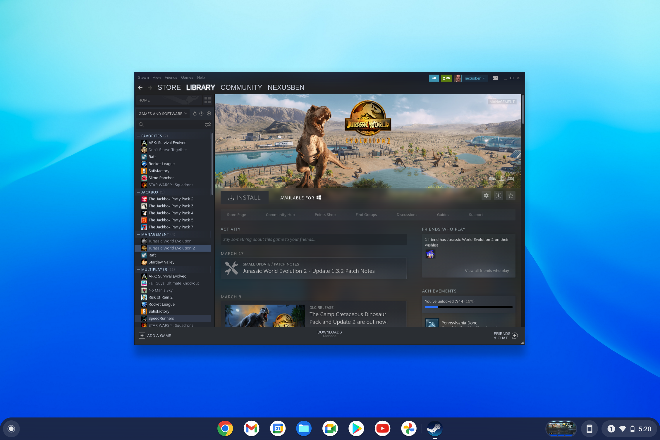 Steam for Chrome OS: Hands-on with local games [Video] - 9to5Google