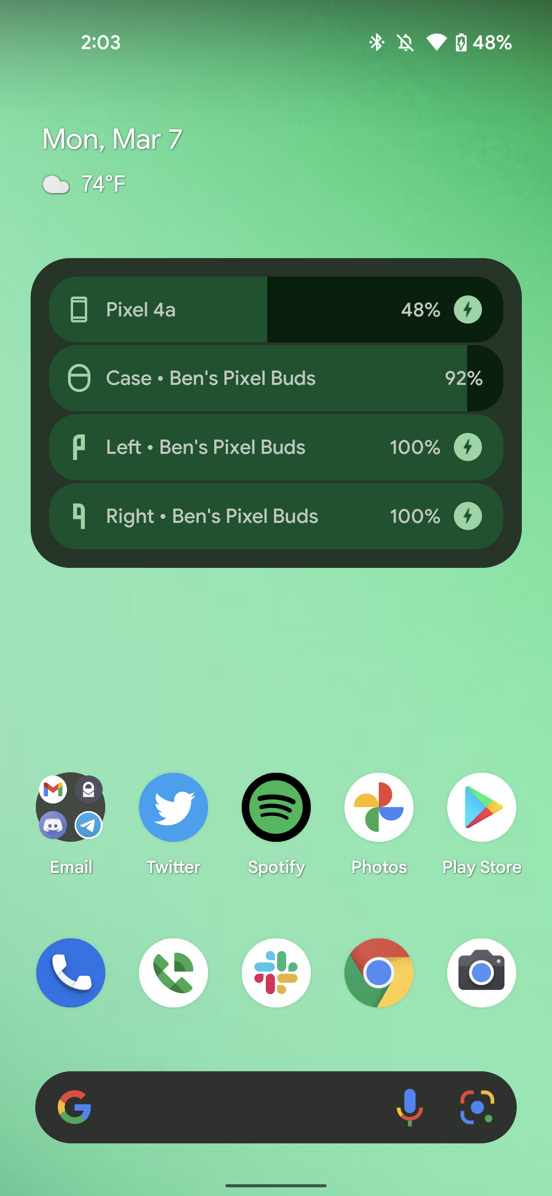 Here's the new battery widget for Google Pixel phones - 9to5Google