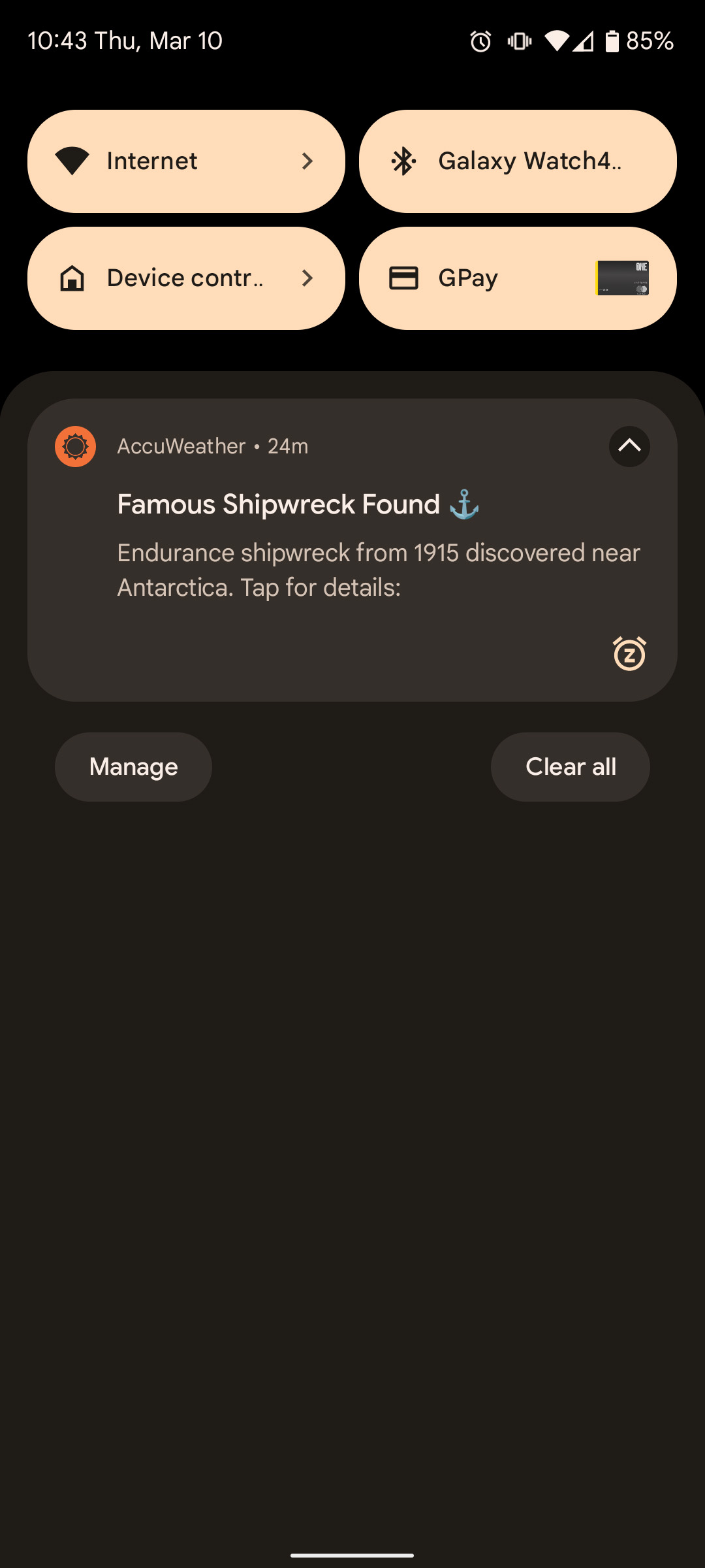 How to easily manage individual app notifications in Android