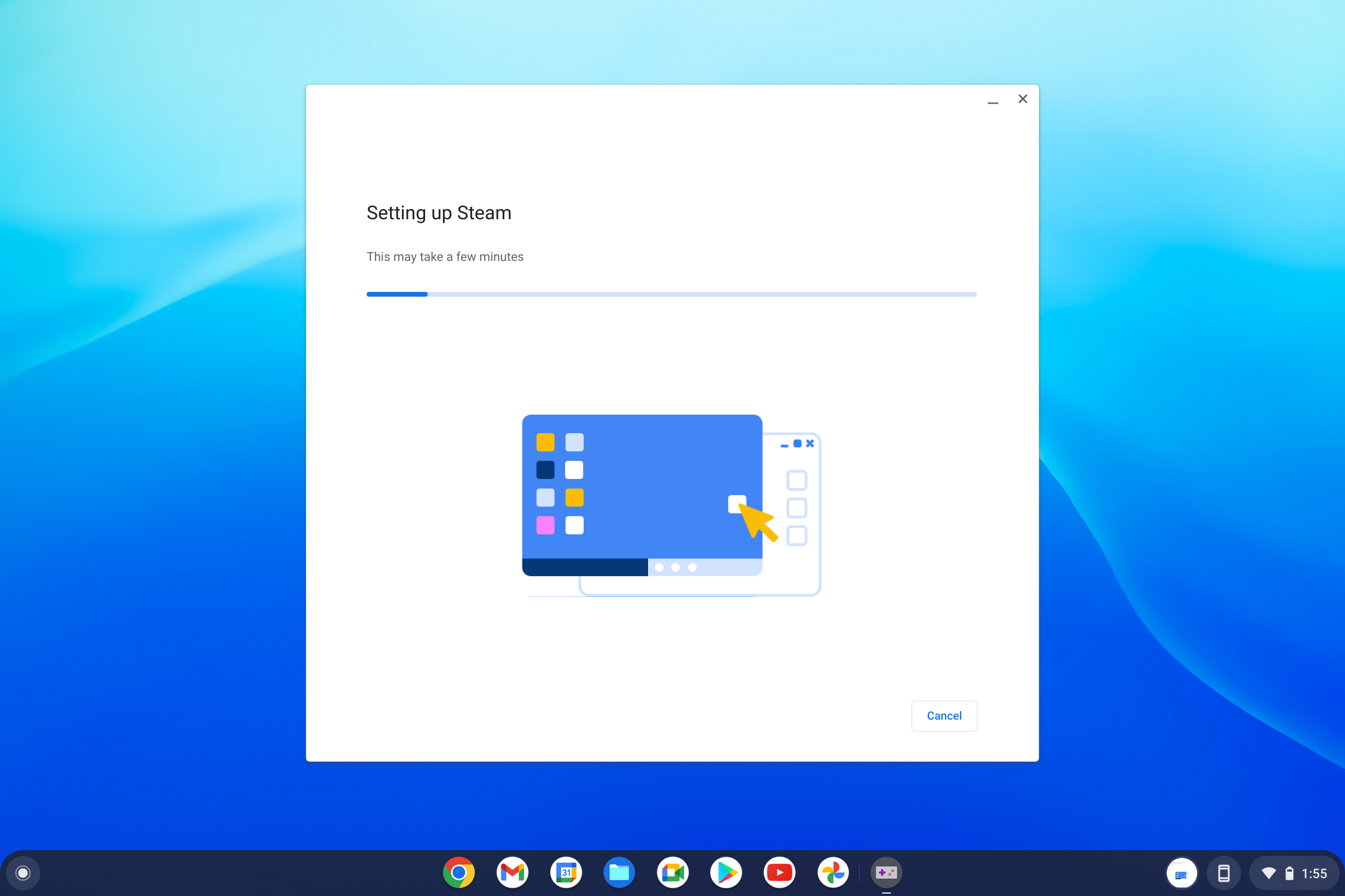 How to set up Steam Alpha on Chrome OS