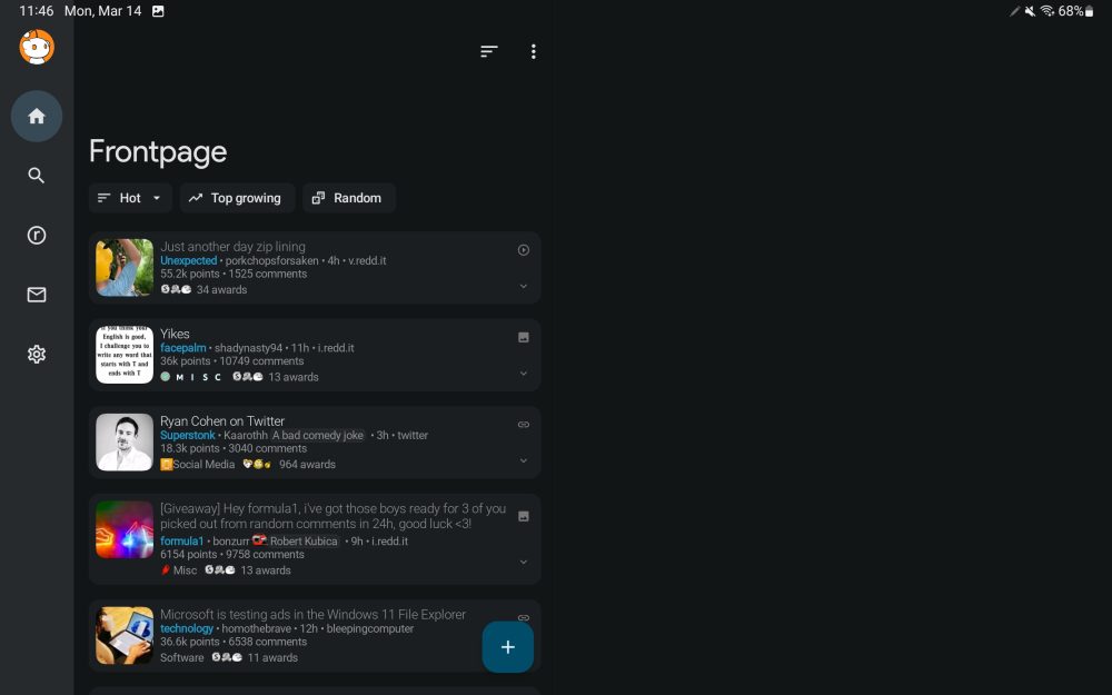 Sync for reddit's Material You and tablet redesign is coming - 9to5Google