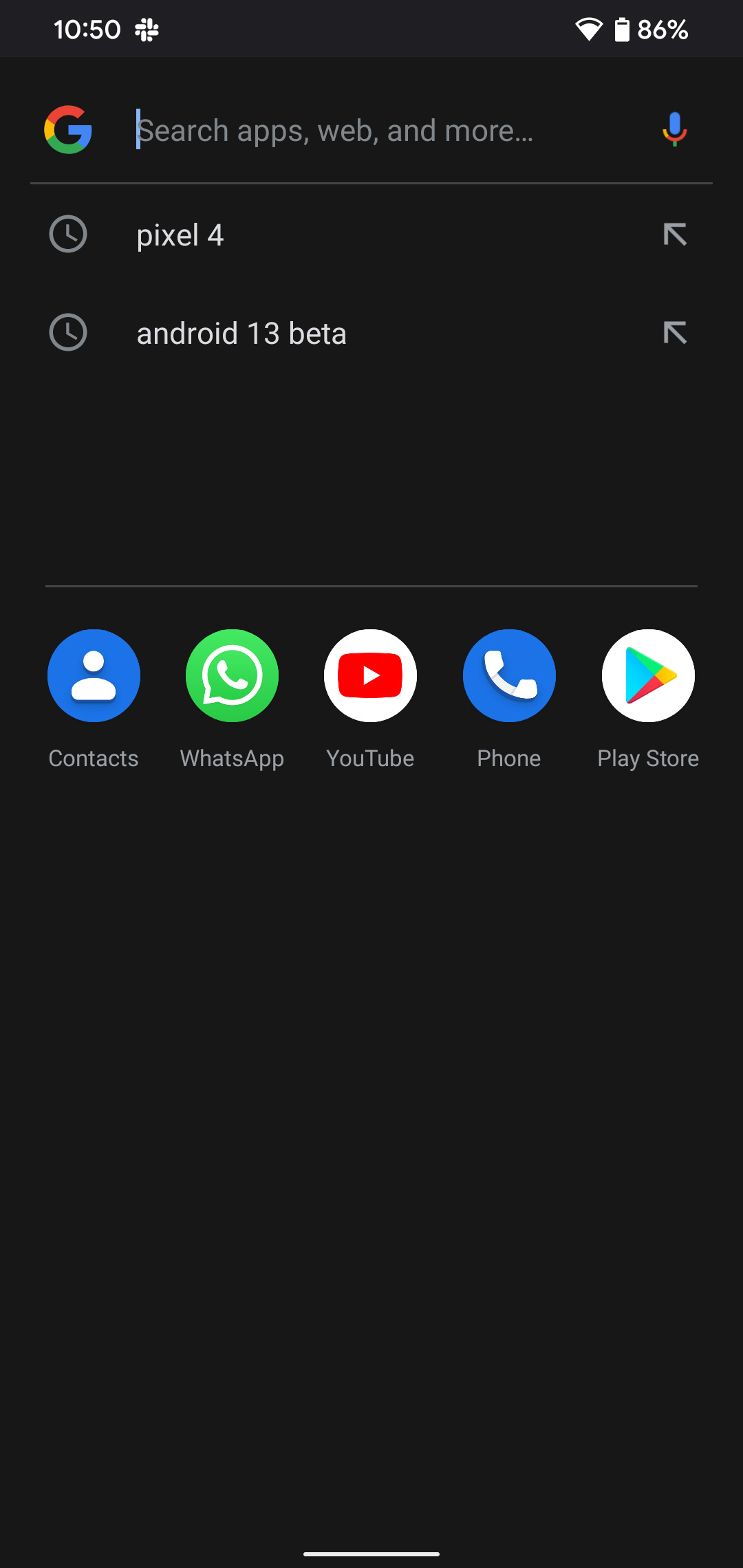 Android 13 Beta loses on-device search bar - 9to5Google