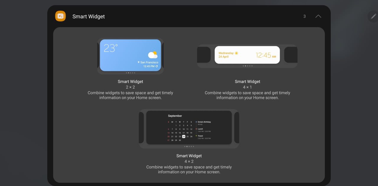 Samsung rolling out swipeable 'Smart Widgets' to tablets - 9to5Google