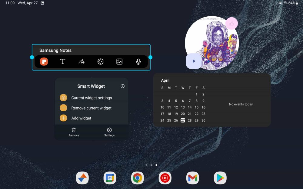 Samsung rolling out swipeable 'Smart Widgets' to tablets - 9to5Google