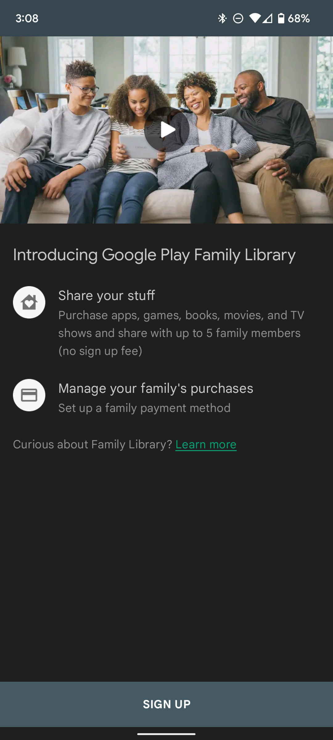 Share your Google TV movies with others using Google's Family Sharing