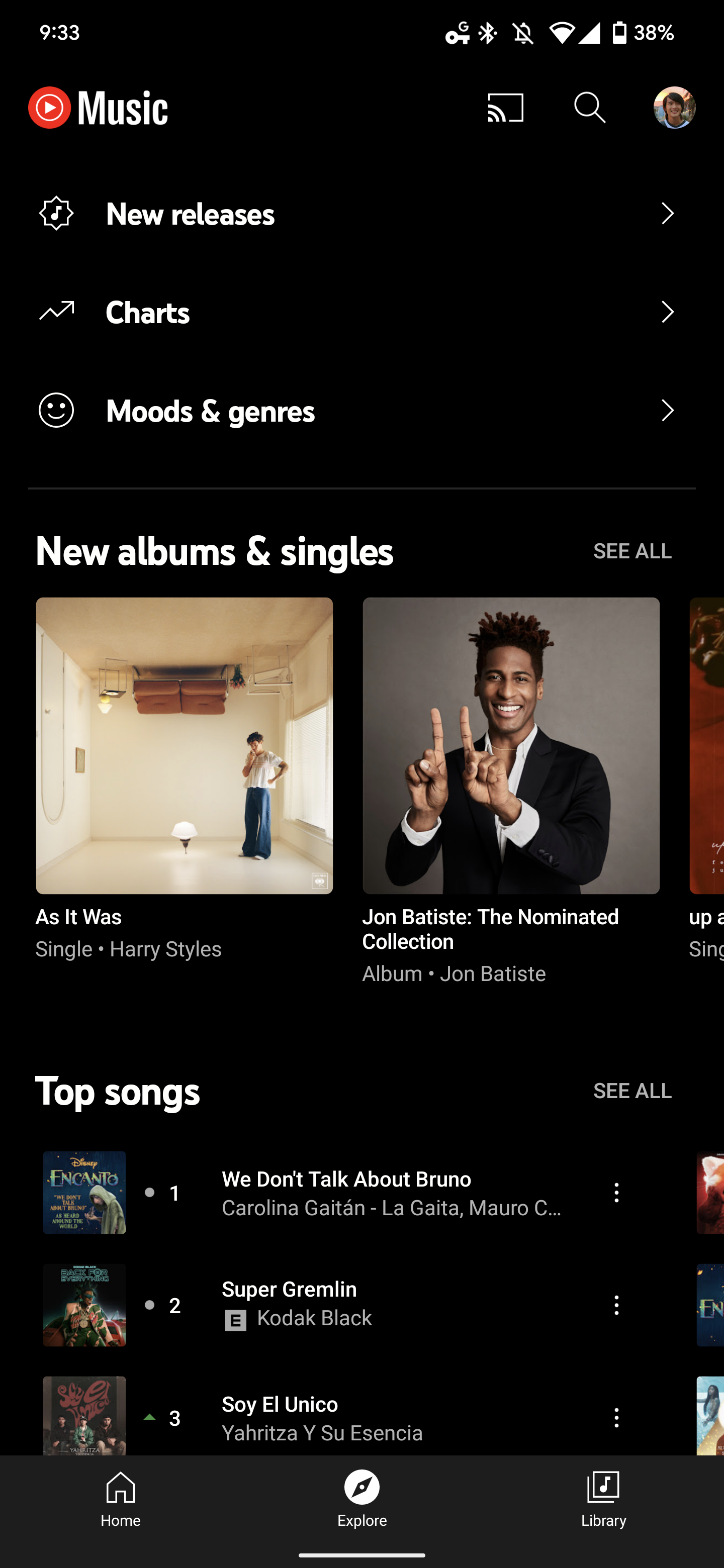Youtube Music Addition Makes Explore Tab Redundant 9to5google
