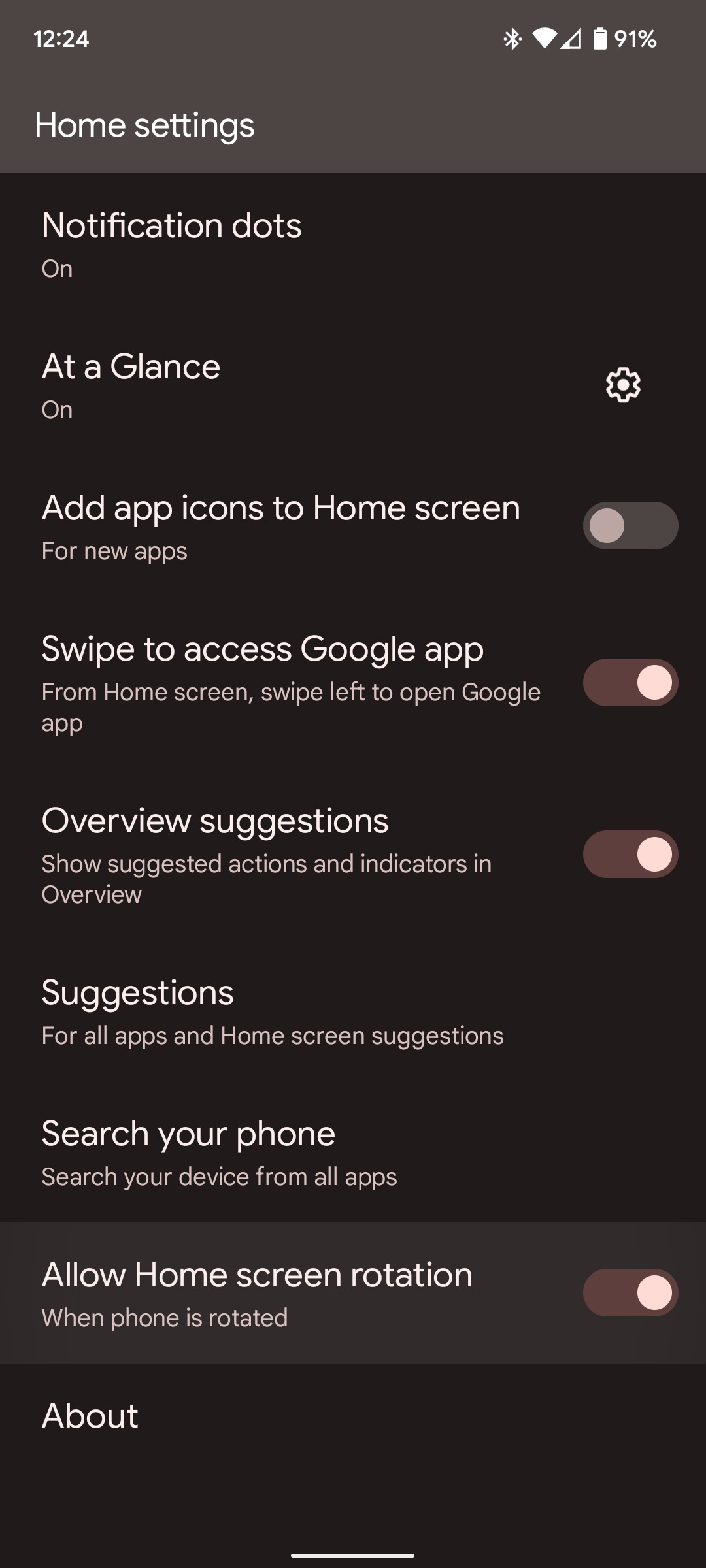How to turn on or off homescreen rotation on your Pixel