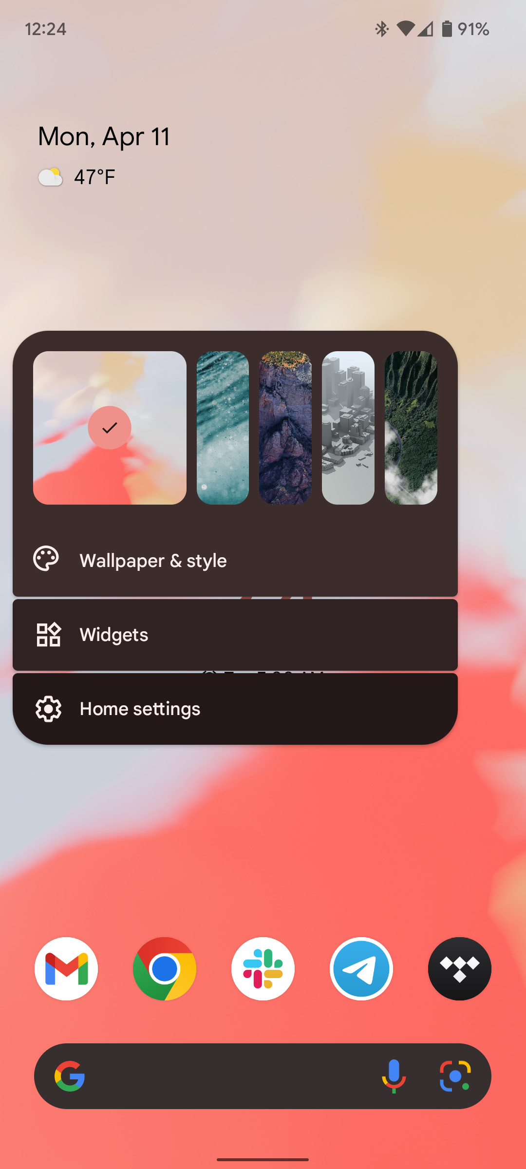 How to turn on or off homescreen rotation on your Pixel