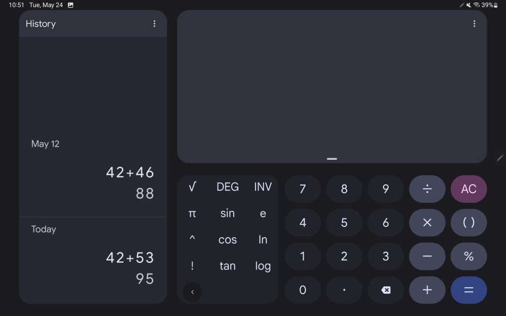 Google Calculator 8.2 adds two-column tablet UI, QS tile - 9to5Google