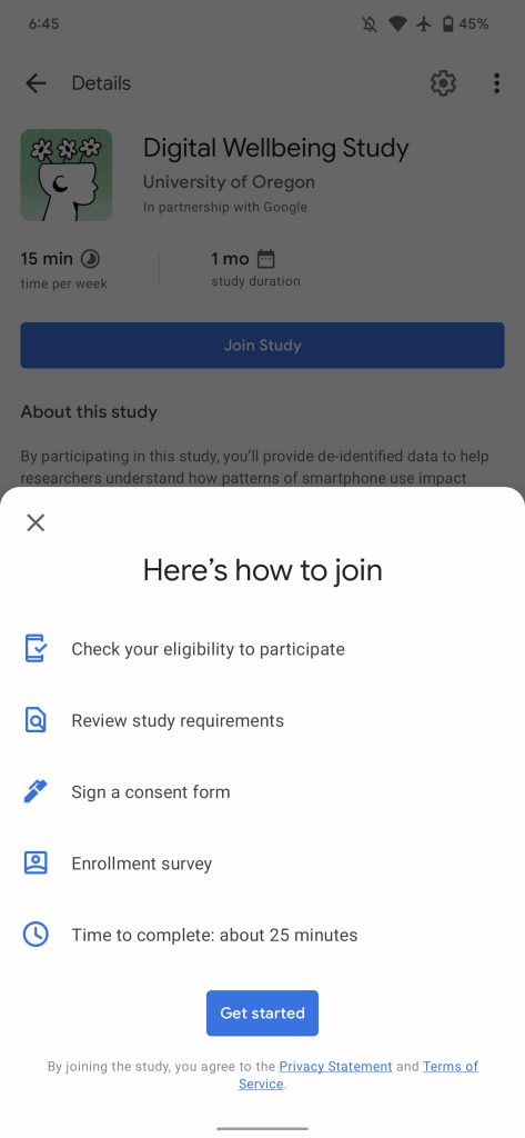 Digital Wellbeing Study now live in Google Health Studies - 9to5Google