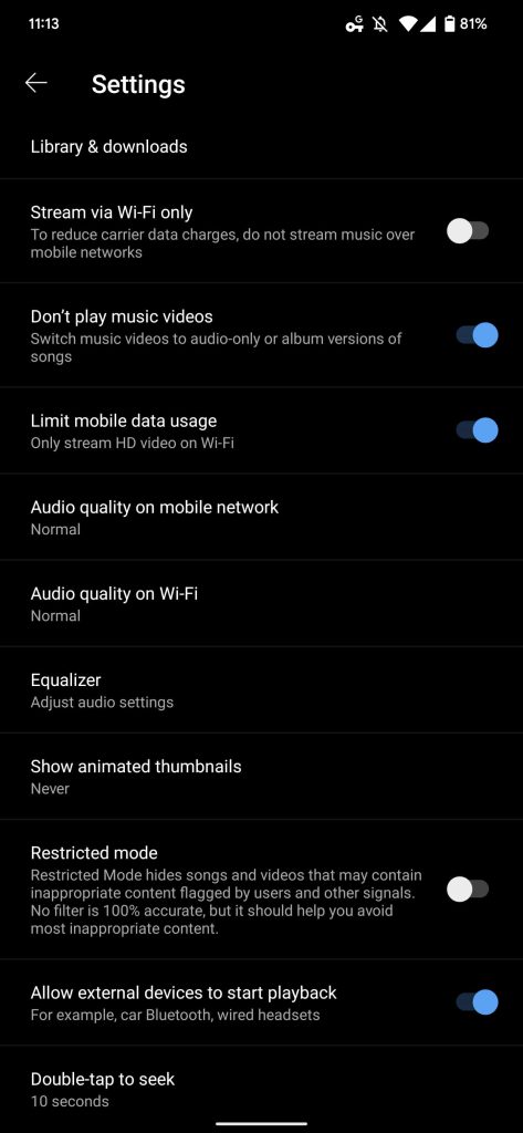 YouTube Music for Android cleans up settings on tablets - 9to5Google