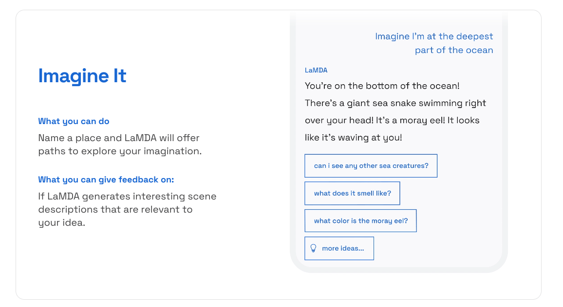AI Test Kitchen puts Google's language smarts in your hand - 9to5Google