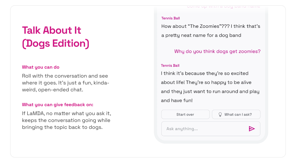 AI Test Kitchen puts Google's language smarts in your hand - 9to5Google