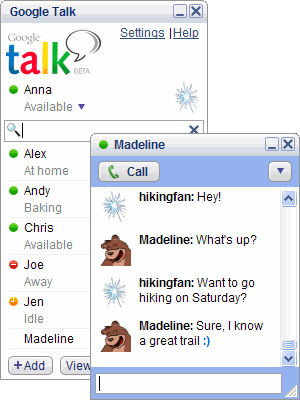 Google Chat brings back Gchat-era orange idle status