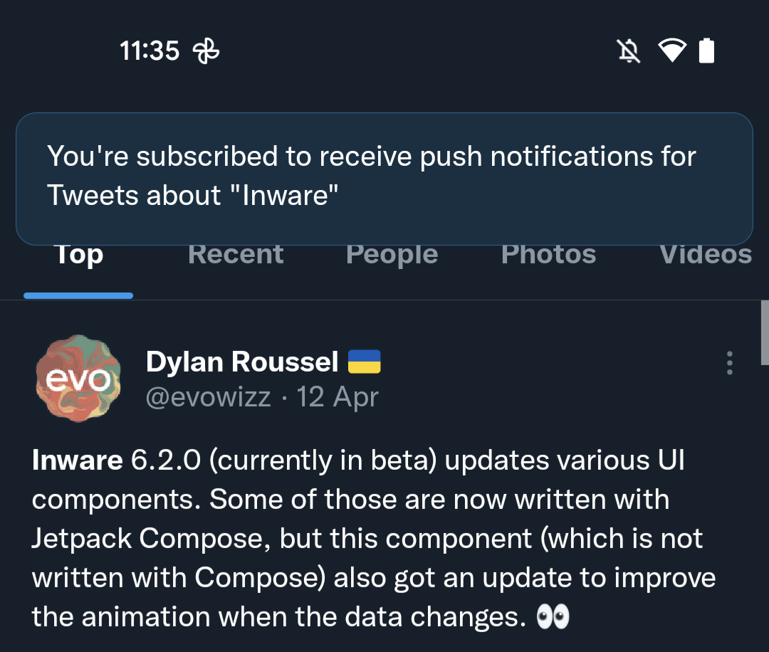 Twitter preps notifications for tweets matching search term - 9to5Google