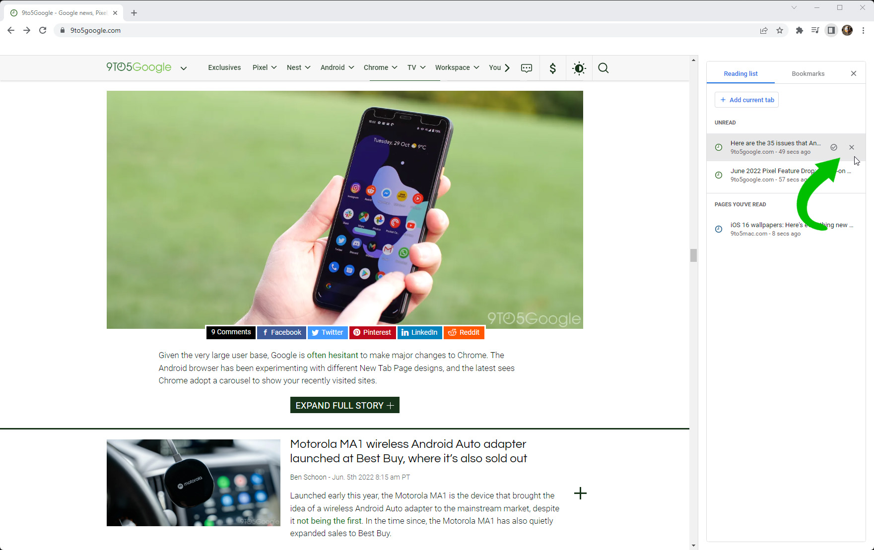 Chrome's 'Reading list' – Everything you need to know about using it