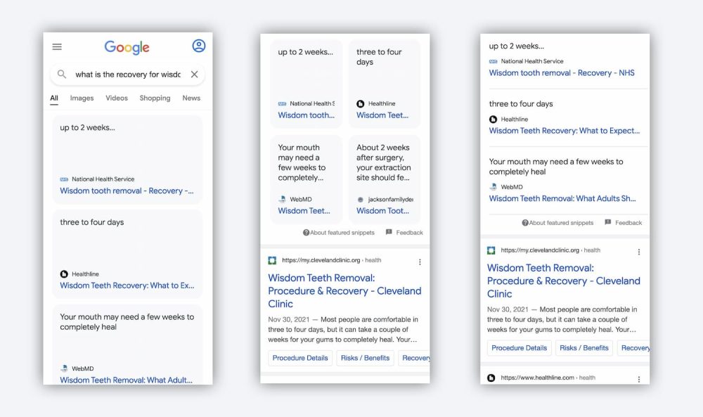 Google Search tests new design for Featured Snippets - 9to5Google