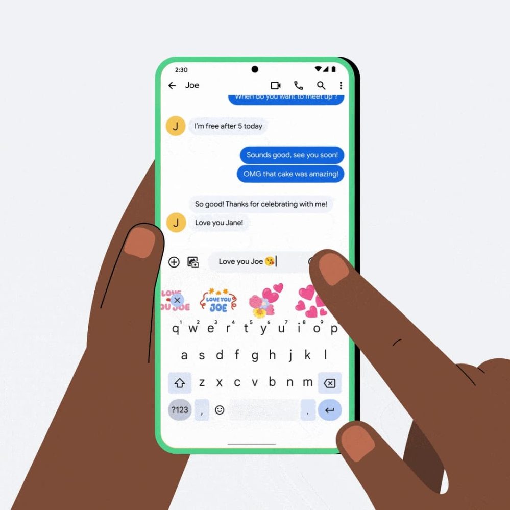 Gboard custom text stickers dropping Pixel exclusivity - 9to5Google