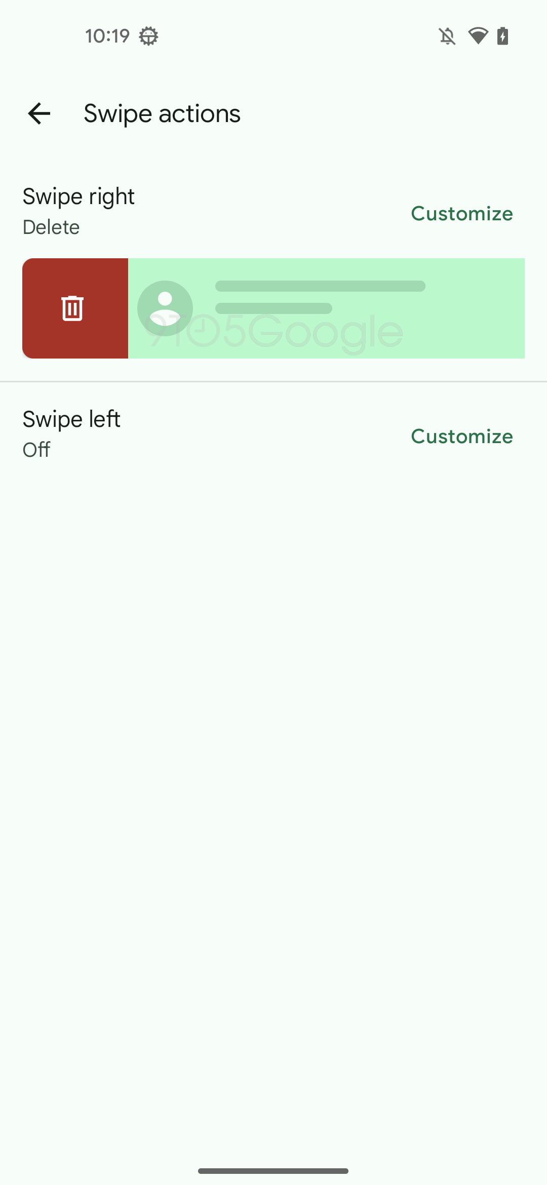Google Messages can soon customize, disable swipe actions - 9to5Google