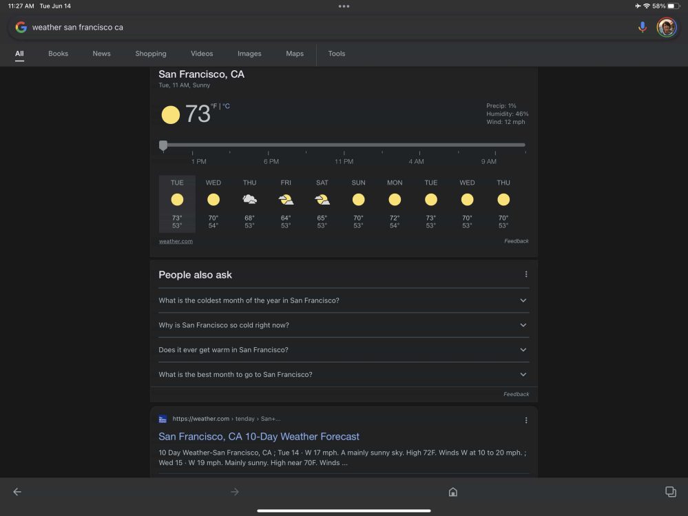 Google Weather app is now available on Android tablets