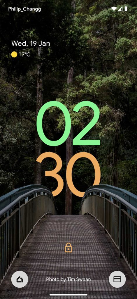 iOS 16-inspired Android lockscreen on Google Pixel [Gallery] - 9to5Google