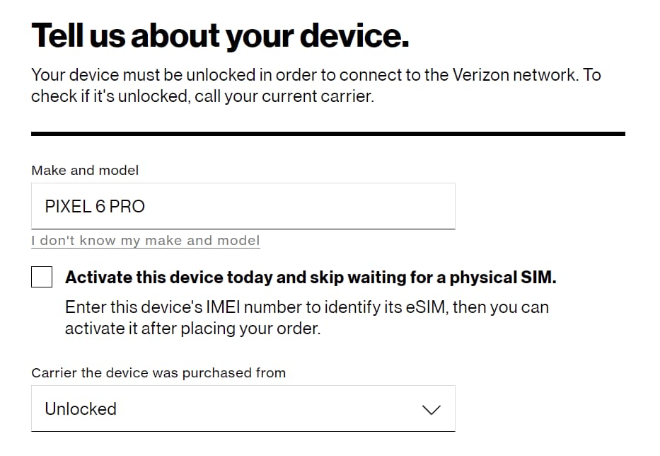 Verizon BYOD program adds eSIM support on Pixel, iPhone, Samsung