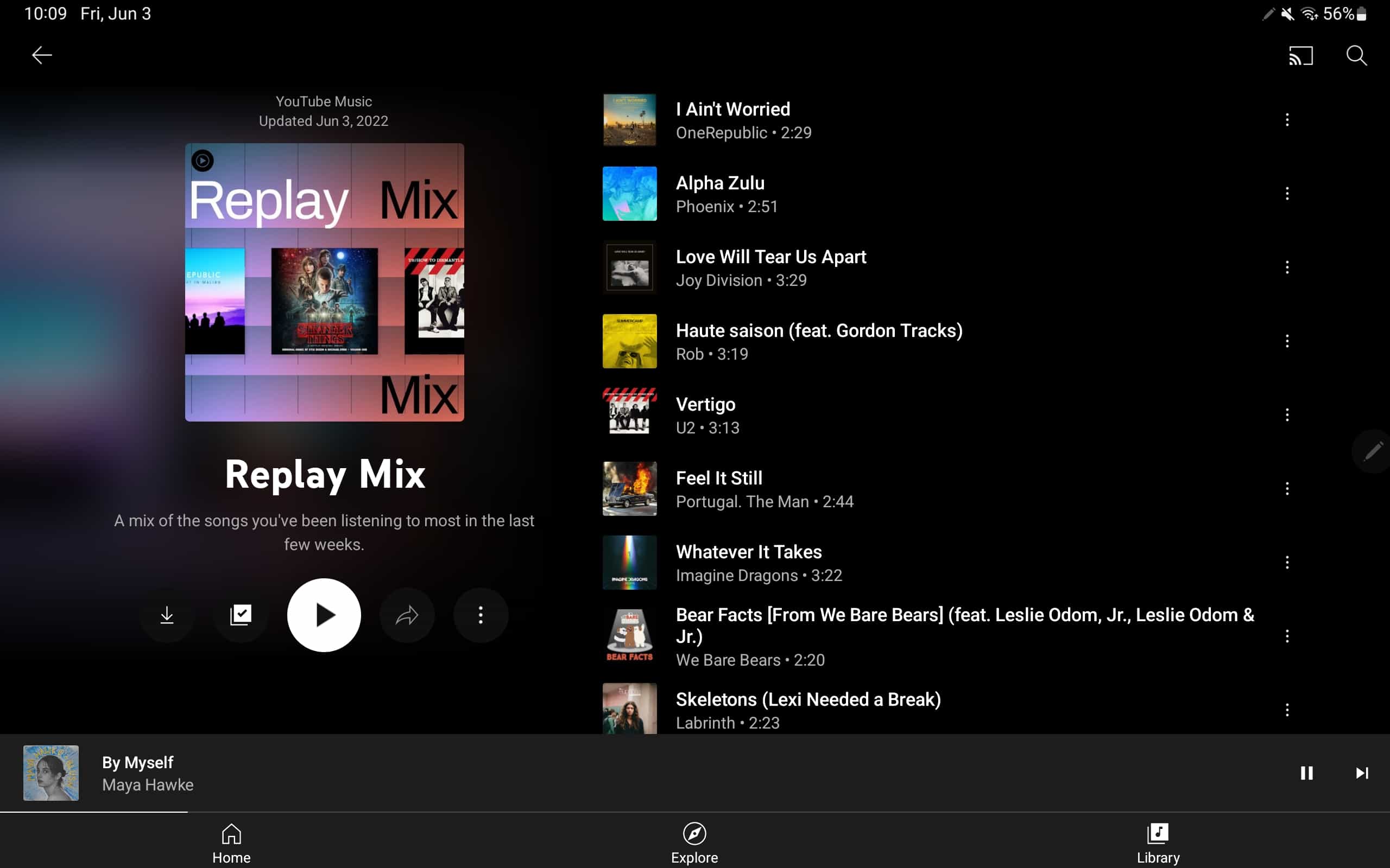 YouTube Music rolls out playlist UI redesign on tablets - 9to5Google