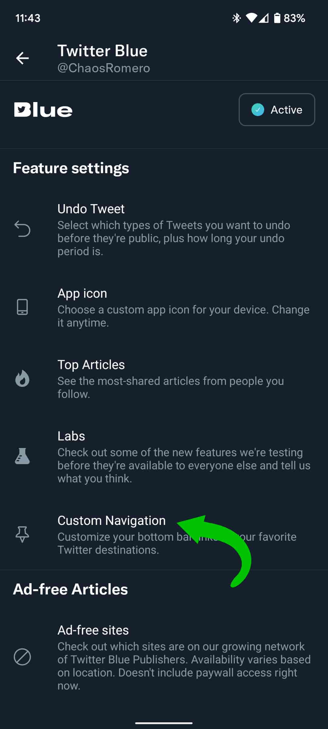 Customize your navigation bar on Twitter for Android: Here's how