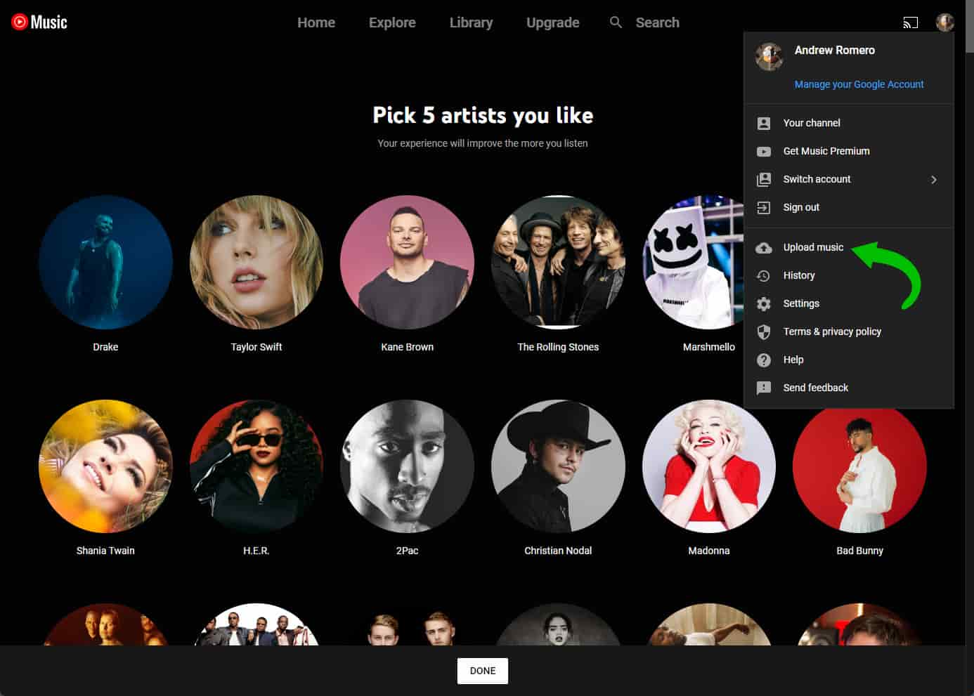 Upload your own music to YouTube Music - How to do it
