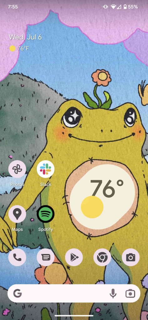 Check out Google's latest Pixel wallpapers because FROGS - 9to5Google