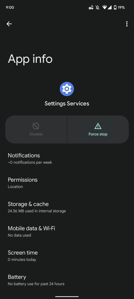 What does the Settings Services app Google Pixel do - 9to5Google