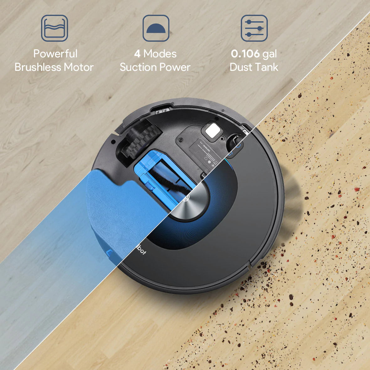 Shellbot SL60: Robot vacuum/mop with Google Assistant