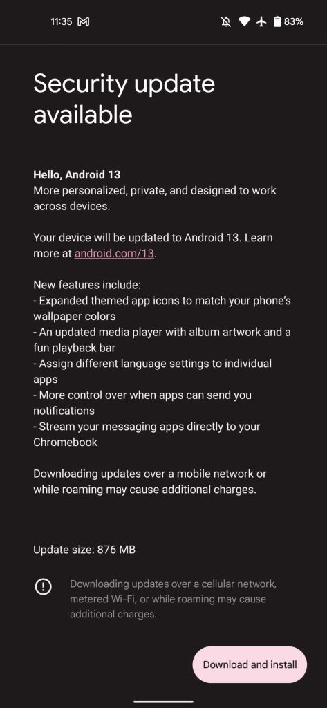 Android 13 Pixel update widely rolling out in the US - 9to5Google