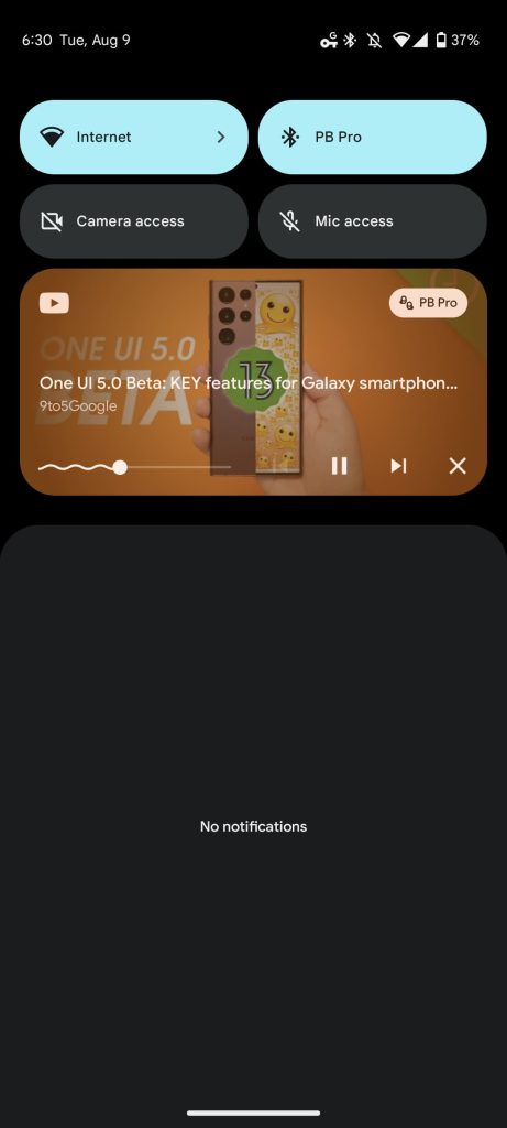 YouTube adds support for Android 13 media player [U] - 9to5Google