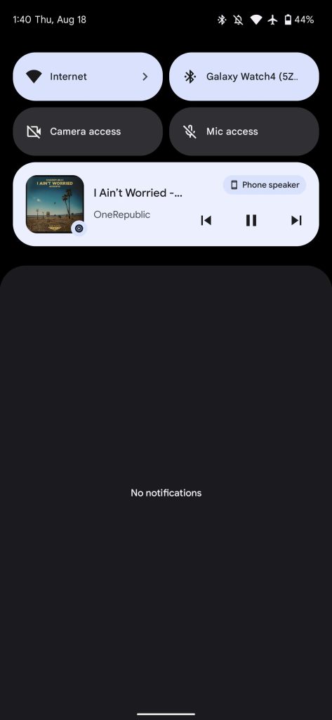 What apps support the new Android 13 media player