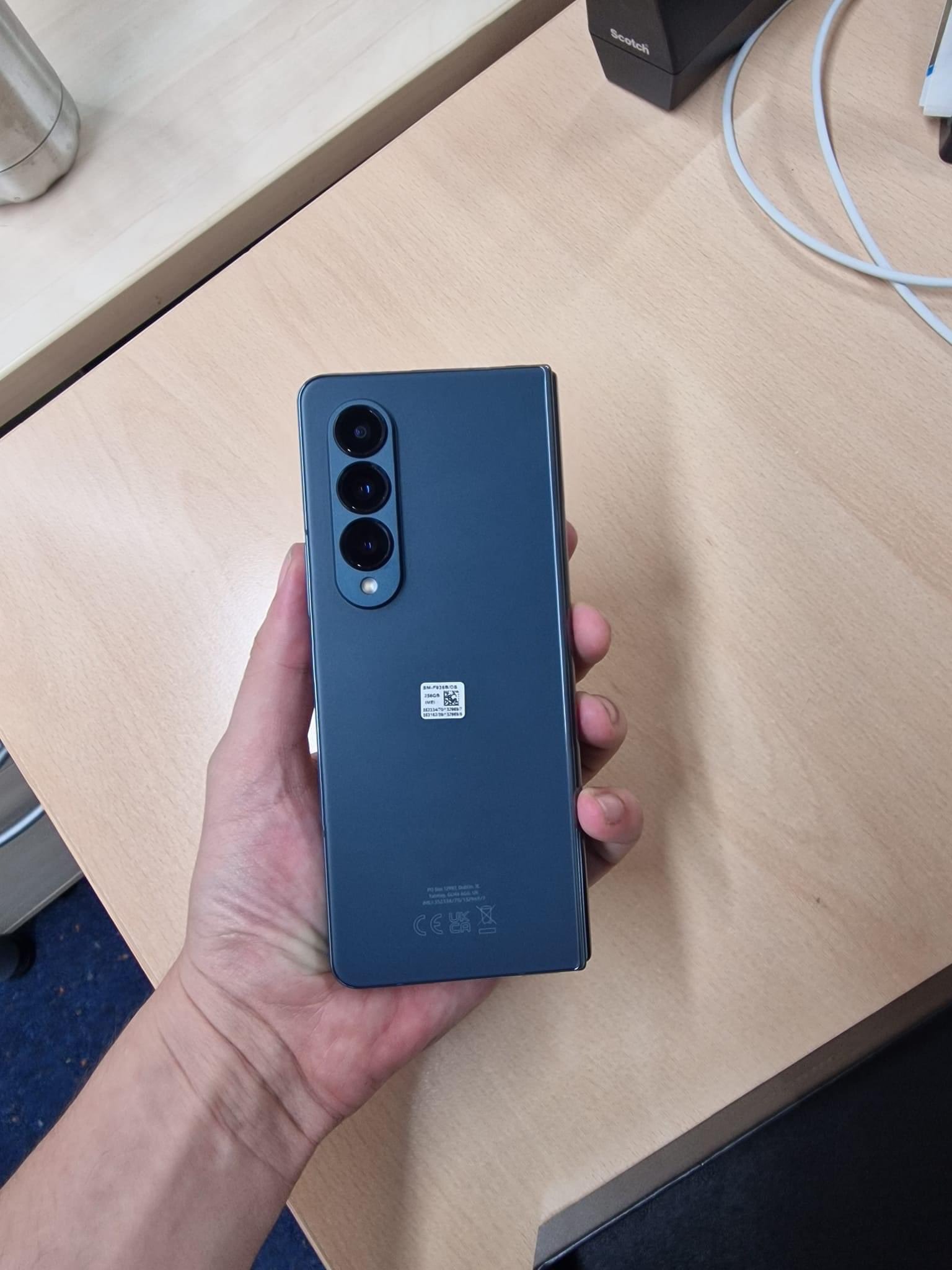 Galaxy Z Fold 4 and Flip 4 show off display crease in live images