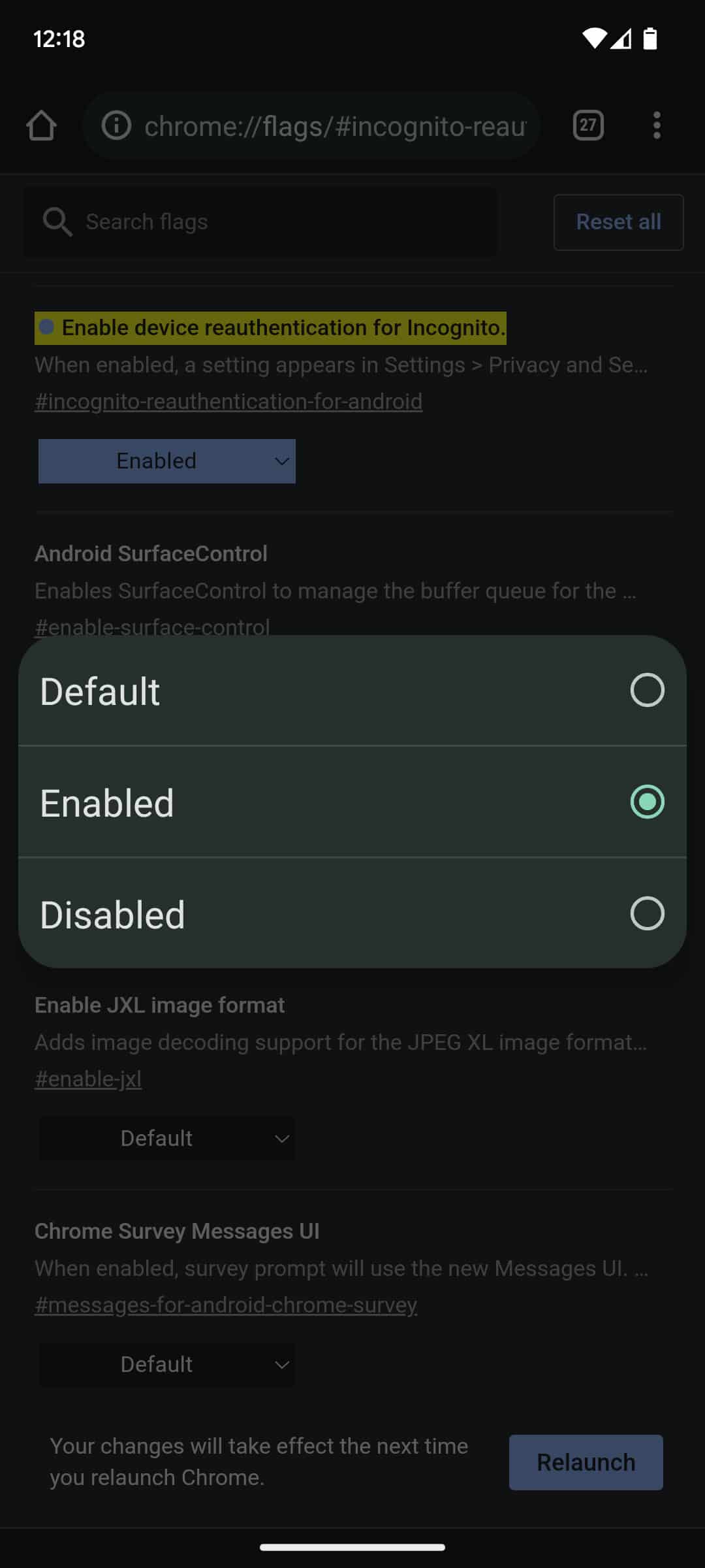 How to lock Incognito Mode in Chrome with your fingerprint