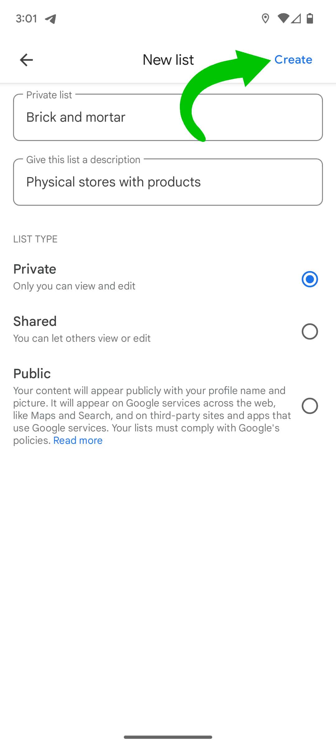 How to create and organize Google Maps labels