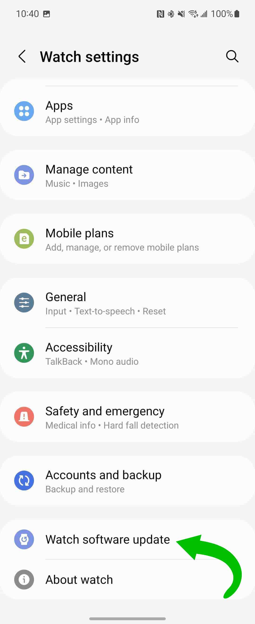 How to check for an update on your Galaxy Watch 4 or 5