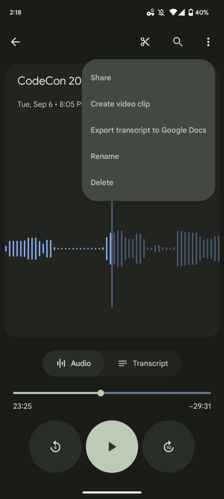 Pixel Recorder 3.7: Android 13 media player, tweaks - 9to5Google