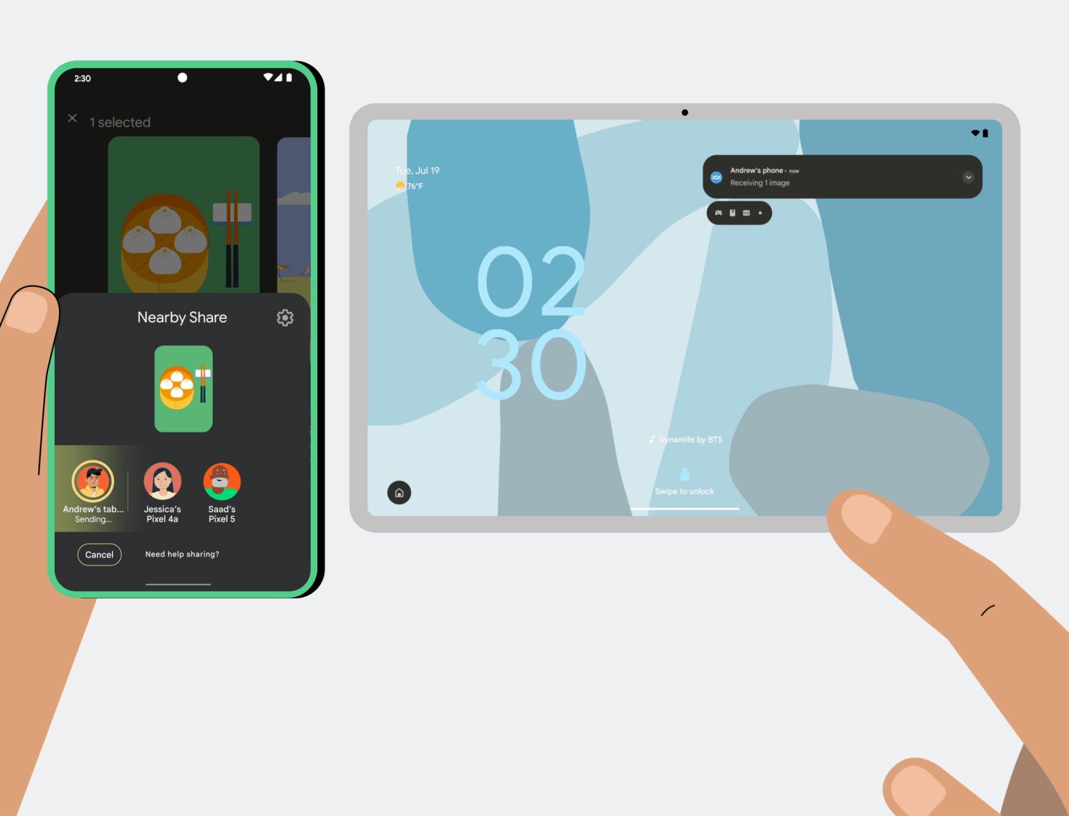 Nearby Share self-sharing detailed, rolling out soon - 9to5Google